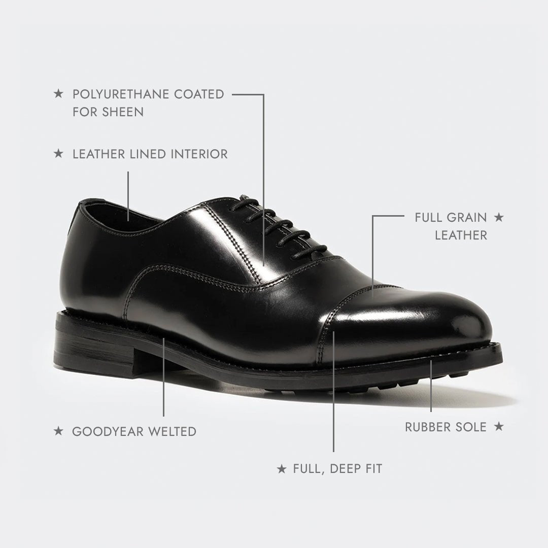 Halsey Oxford Shoes - Buy Men's Dress Shoes Online | Kennedy Parker